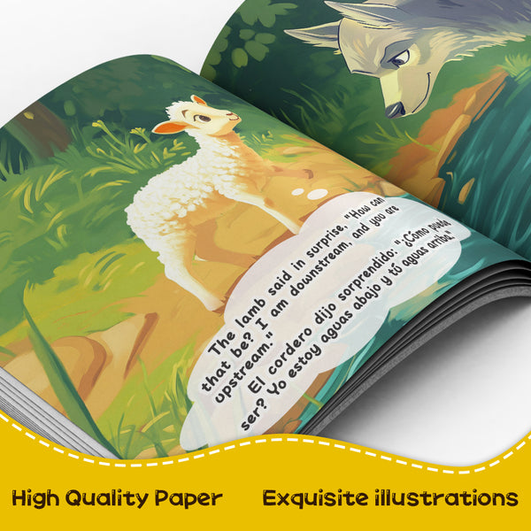 Bilingual Tales: The Wolf and the Lamb – English & Spanish Storybook ...