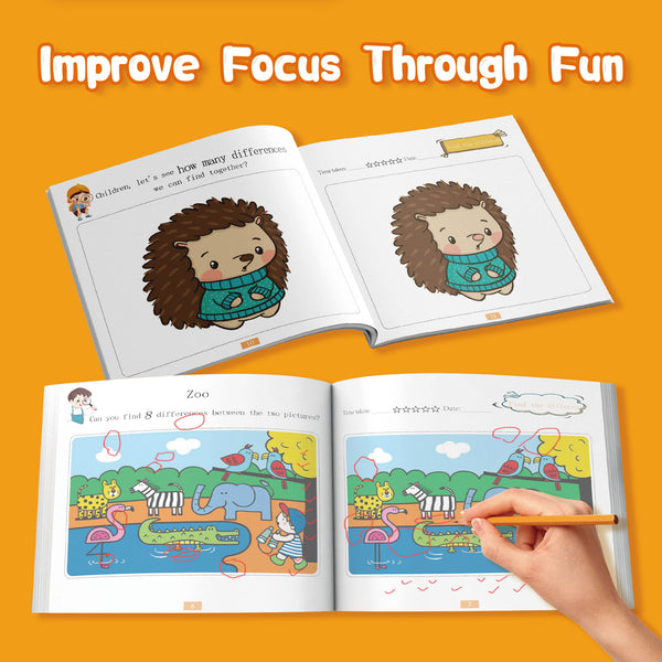 Mini Explorers’ Spot-the-Difference Adventure – ZHIDIAN Book
