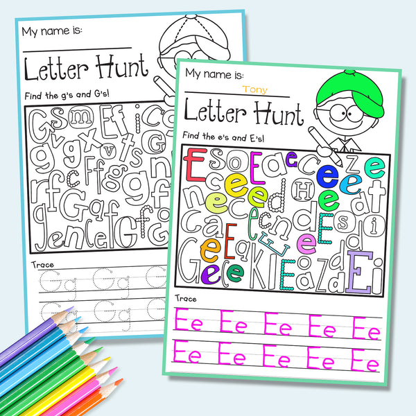My First Alphabet Coloring Book: Learn Letters Through Coloring ...